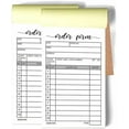 2 Packs 50-Set Order Form Pad, Carbon Duplicate Copy Sales Receipt Form ...