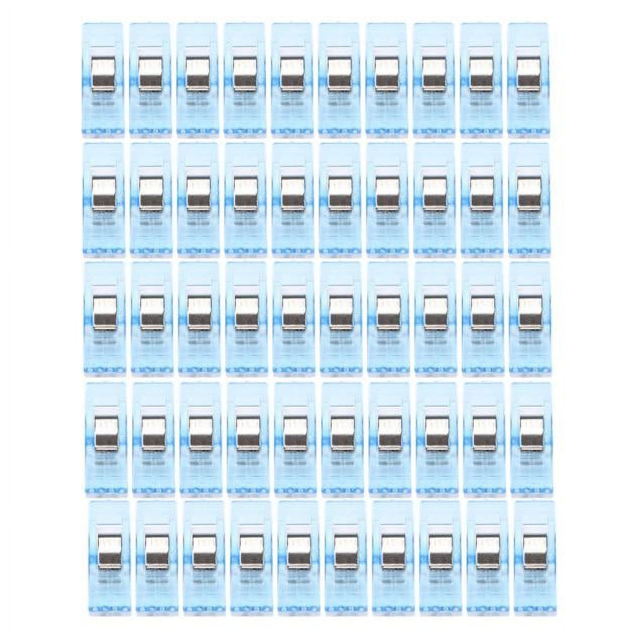 2 Packs 50PCS Clear Plastic Quilt Binding Clips for Sewing Crafts - Non ...