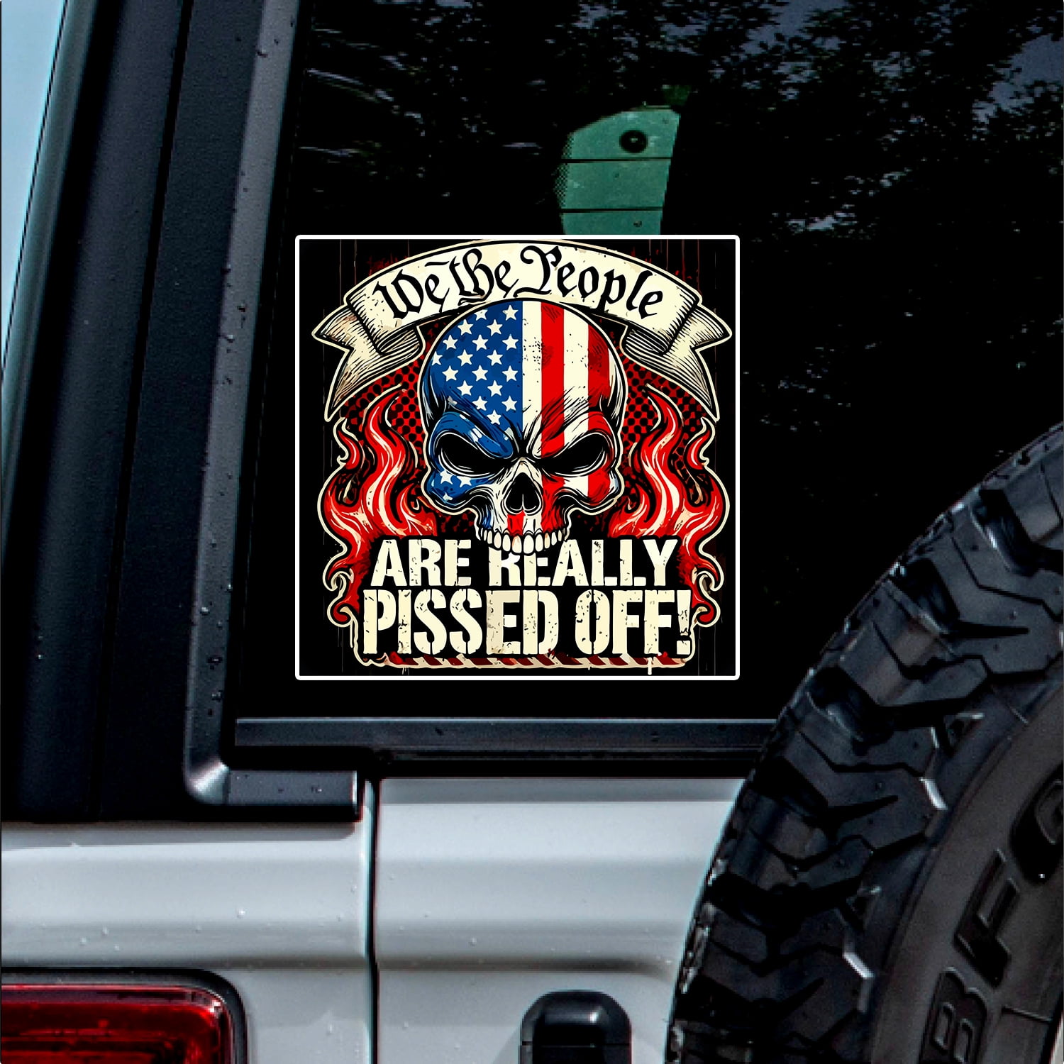 (2 Packs, 7'' X 7'') Sticker Of We The People Are Really Pissed Off For ...