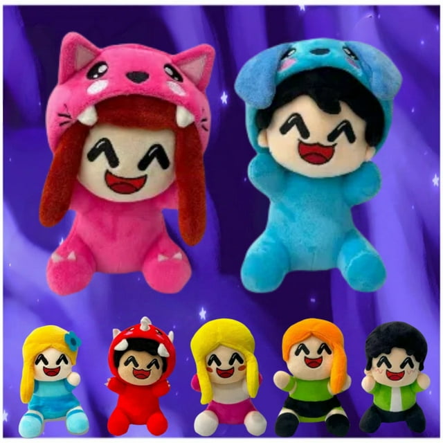 2 Packs 8" OMZ Crew Plushies: Adorable Game-Inspired Dolls – Cuddle Up ...