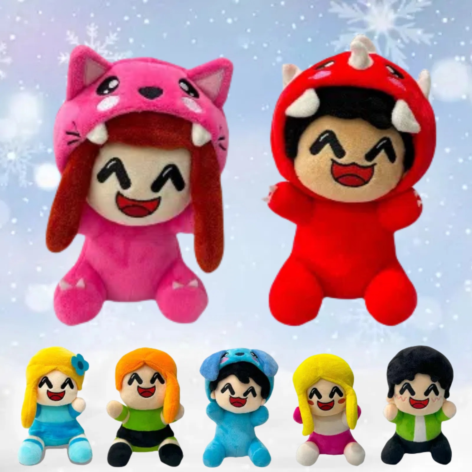 2 Packs 8" OMZ Plushies: Exquisite Dolls for Kids and Adults – Perfect ...