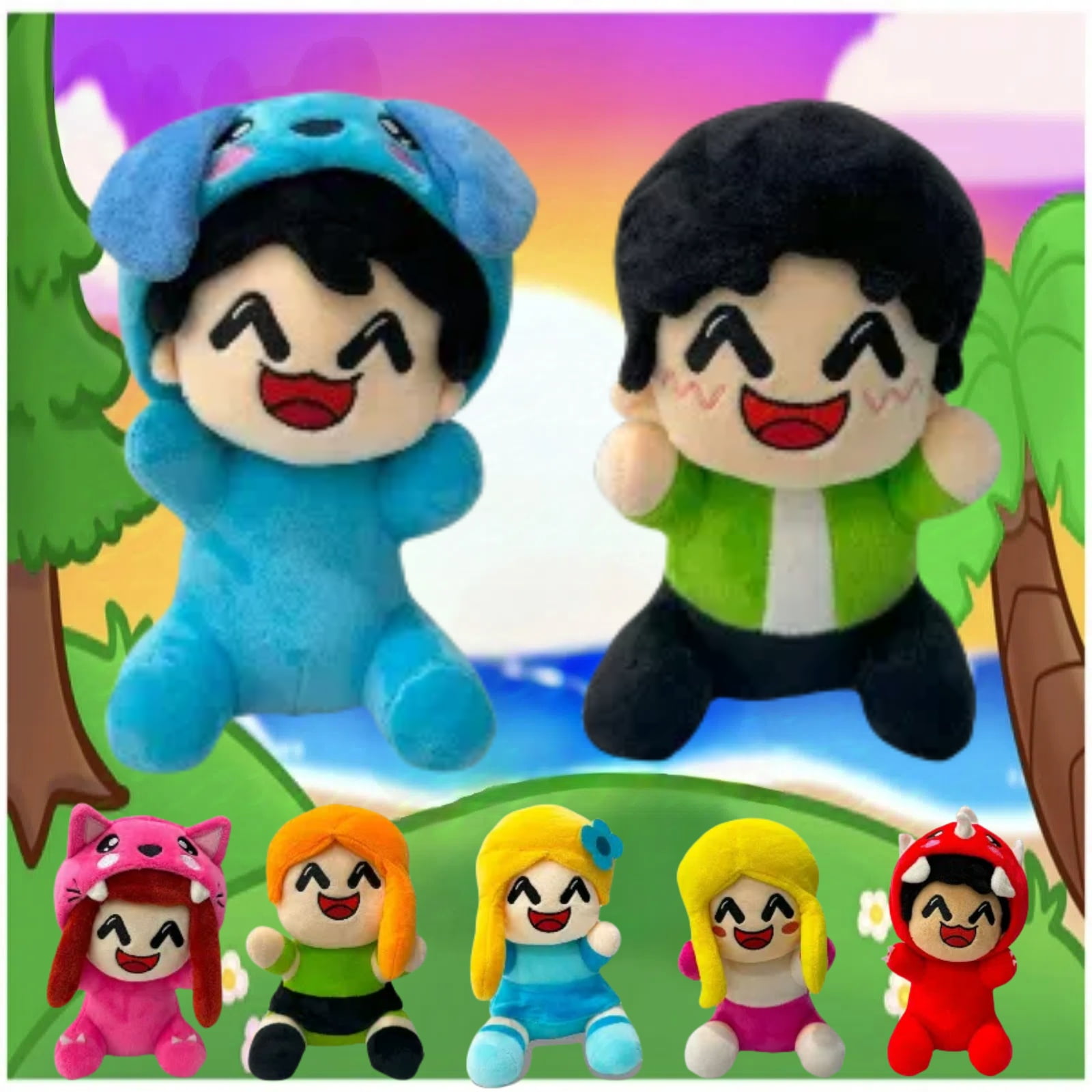 2 Packs 8" OMZ Plushies: Collectible, Soft Toys for All Ages – Make ...