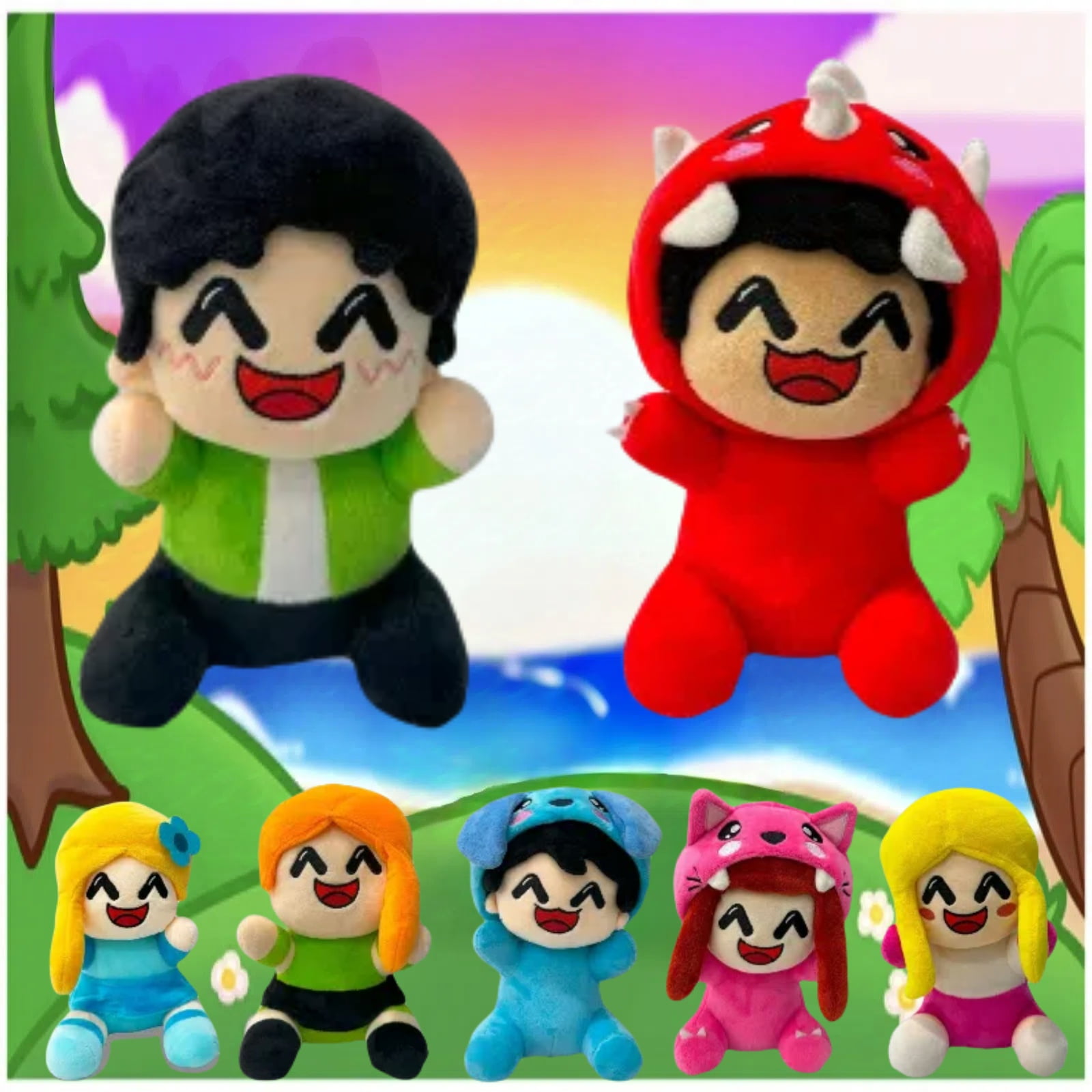 2 Packs 8" OMZ Plushies: Collectible, Soft Toys for All Ages – Make ...