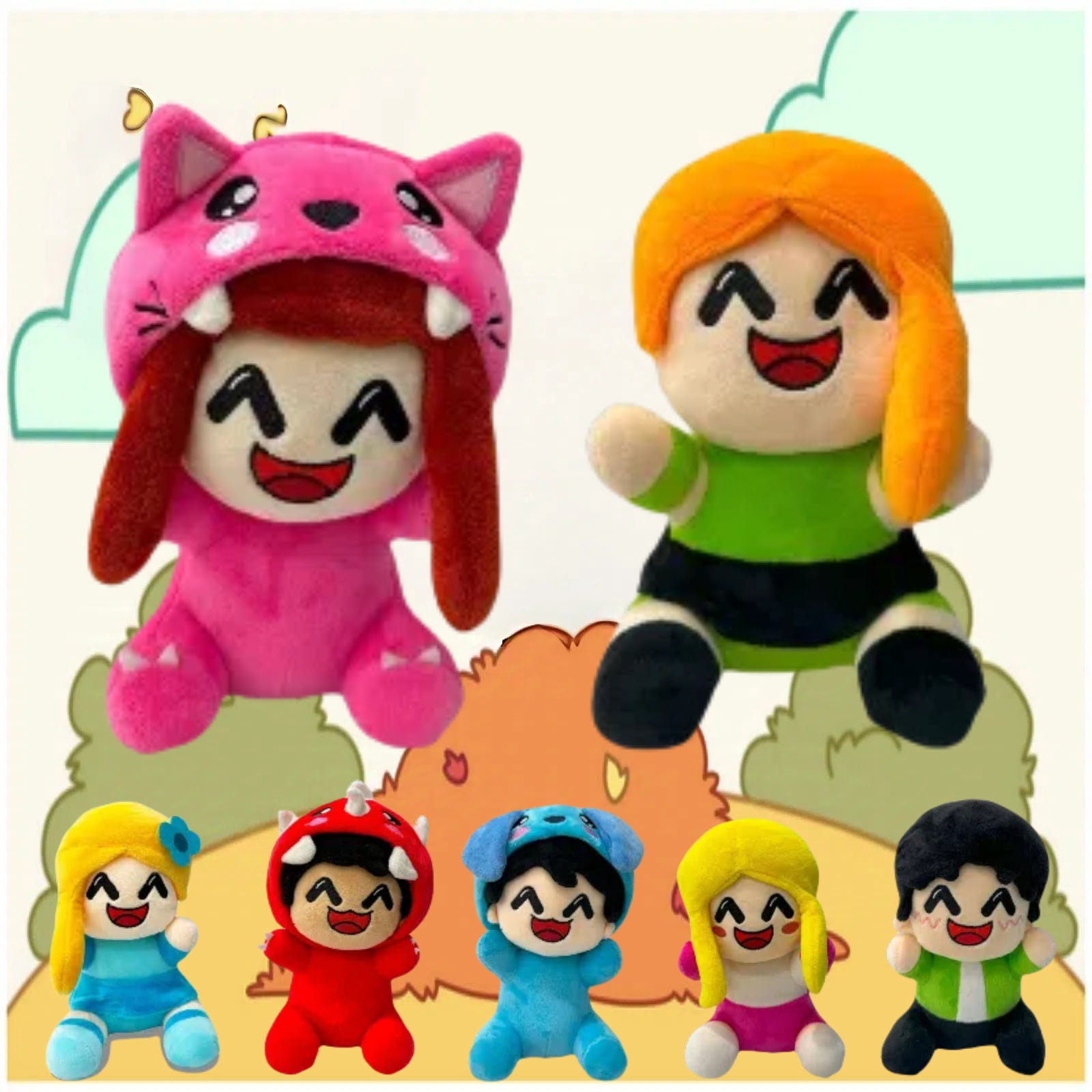 2 Packs 8" OMZ Plushies: Cuddly Game Merchandise Props – Bring Your ...
