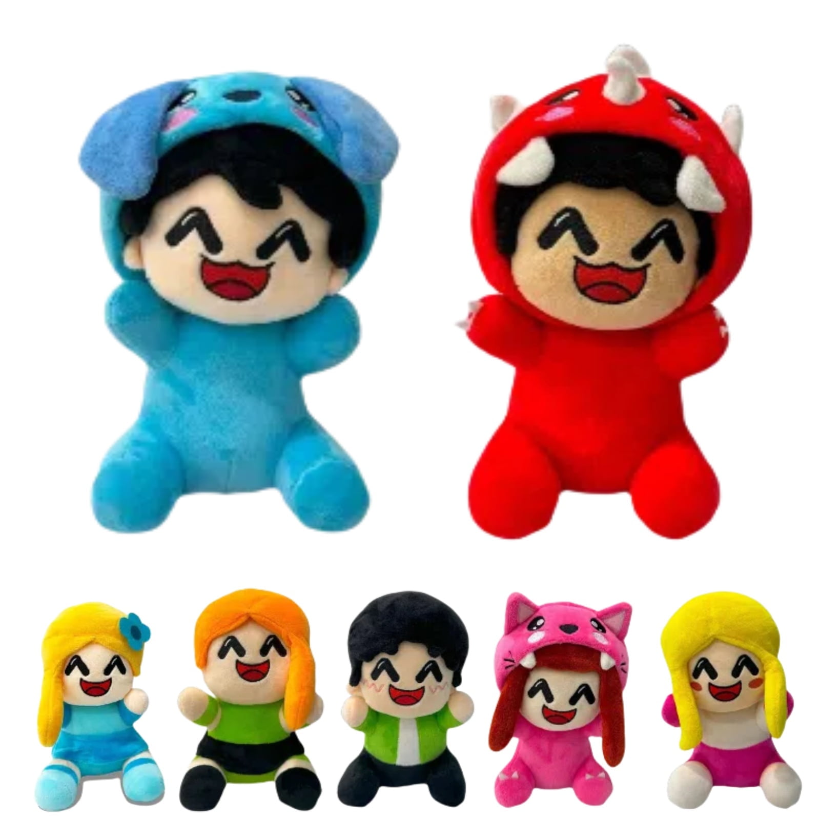 2 Packs 8" Omz Crew Plushies Plush Toy Stuffed Doll Pillow Anime ...