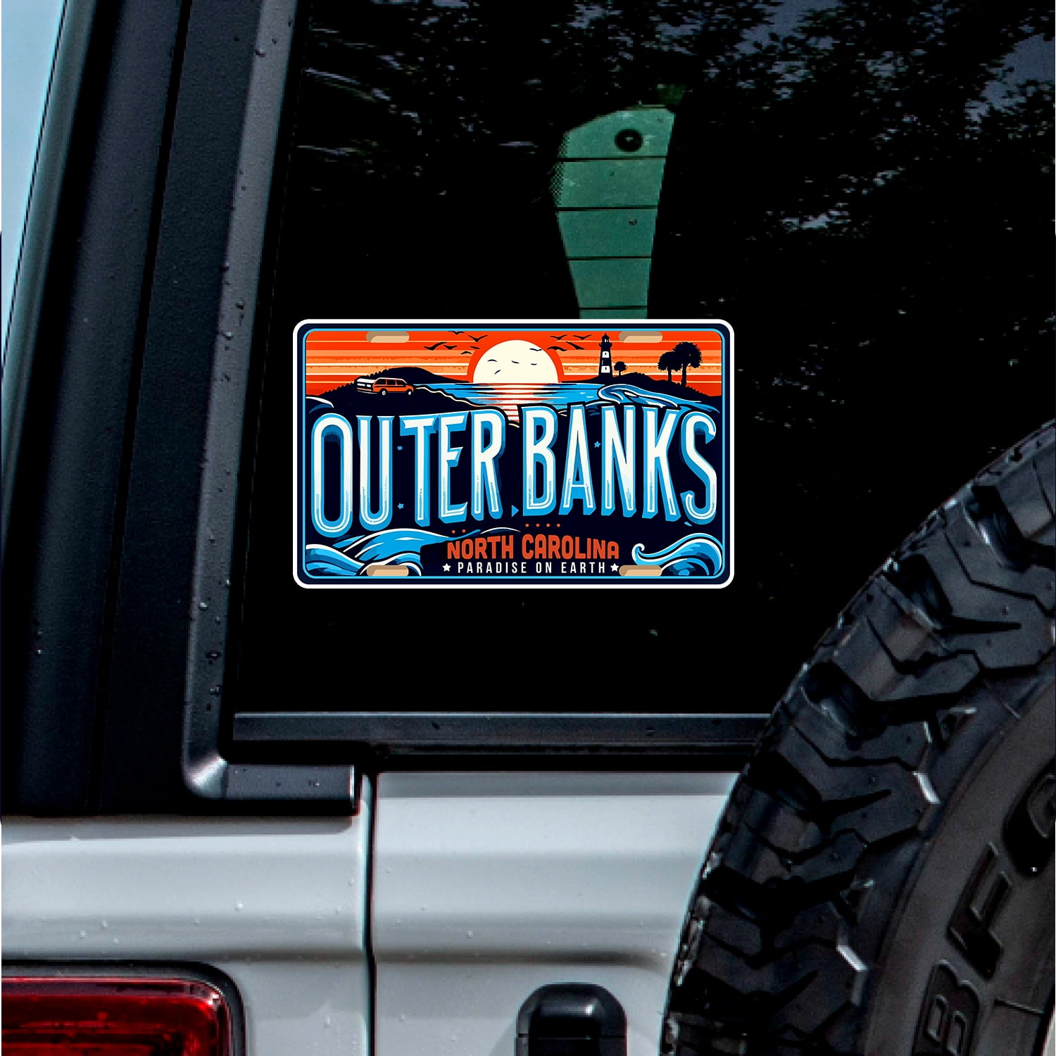 (2 Packs, 9.5'' X 5.7'') Sticker Of Usa All State License Plate For Car ...