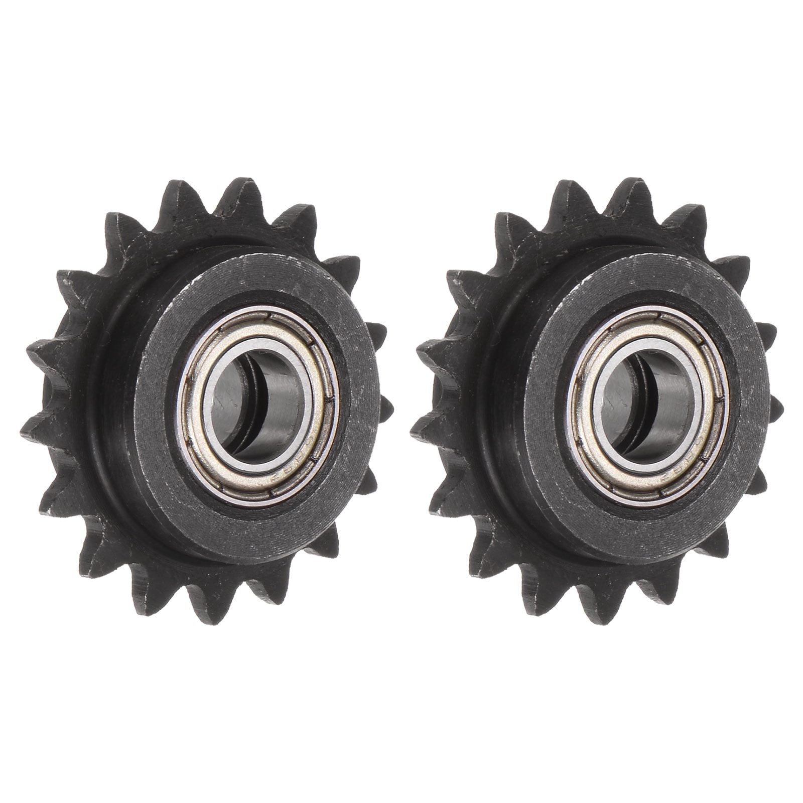 2 Packs ANSI #25 Roller Chain Idler Sprocket 9mm Bore, 1/4" Pitch ...