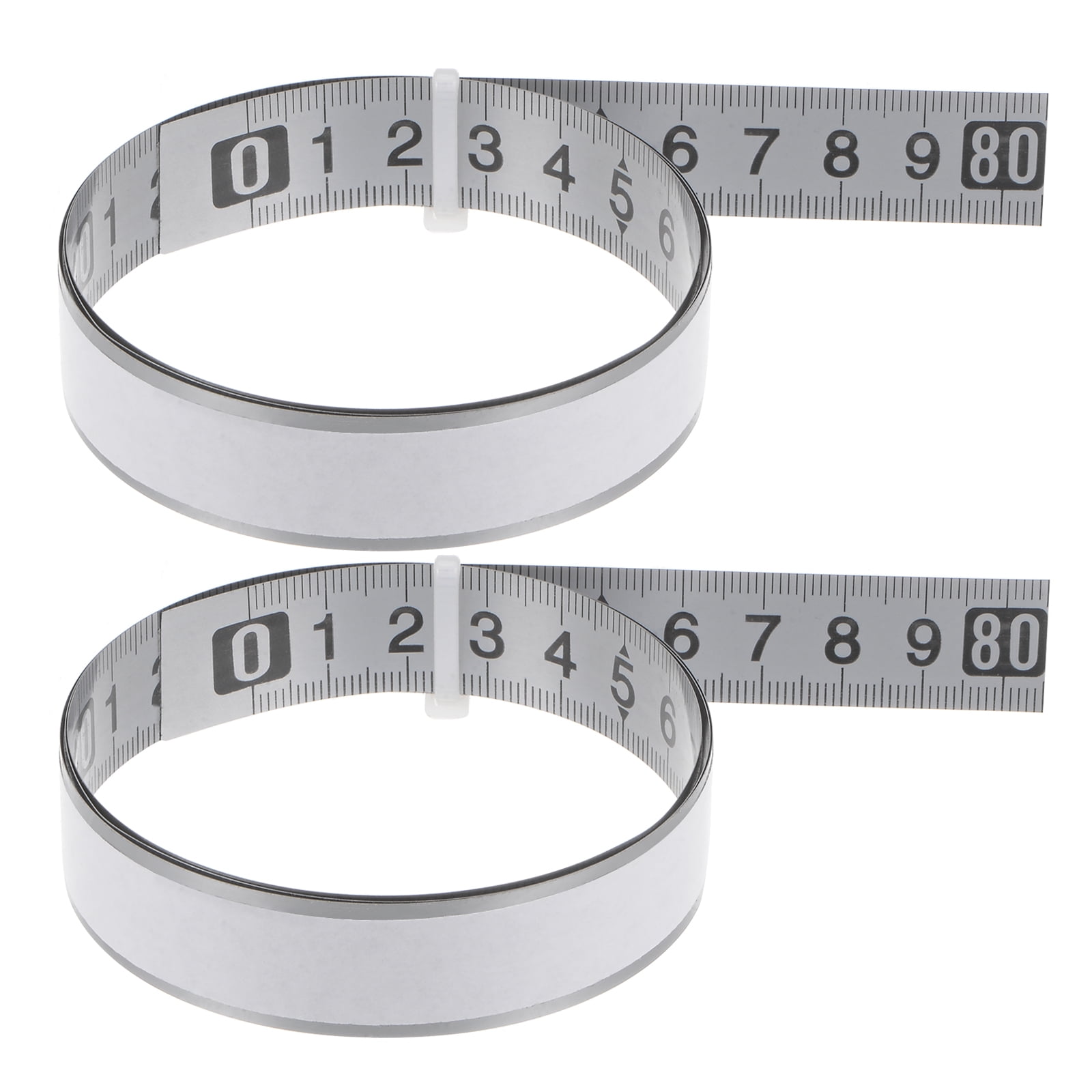 2 Packs Adhesive Tape Measure 80cm Left to Right Read Sticky Steel ...