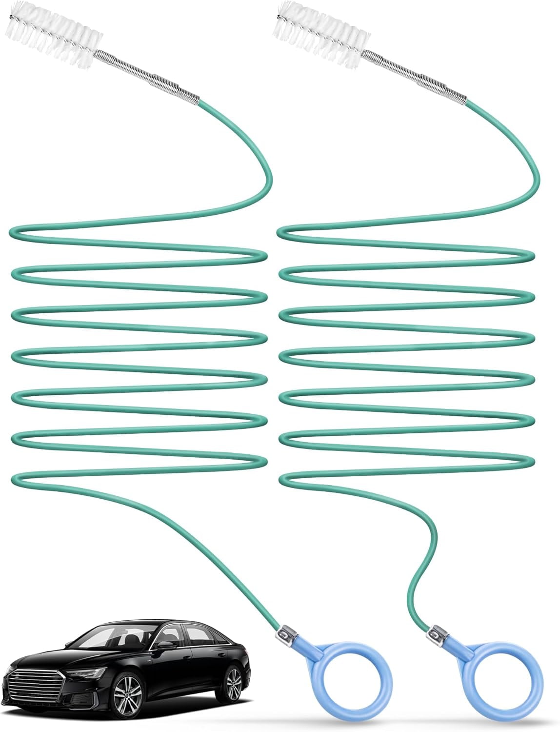 2-Packs Auto Sunroof Drain Cleaning Tool,78 Inch Flexible Drain Brush ...