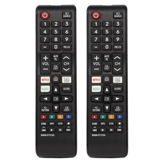 2 Packs BN59-01315A Replacement Remote Control for Samsung 4K Crystal ...