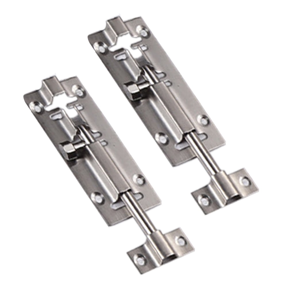 2 Packs Barrel Bolt Latch, Slide Latch Lock, Stainless Steel Gate Latch ...