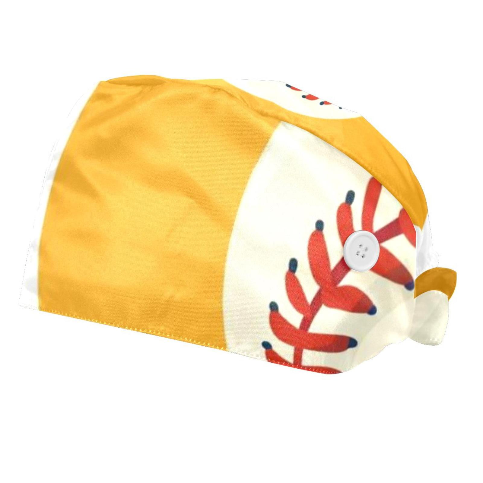 2 Packs Baseball Ball Background Working Cap with Buttons - Walmart.com