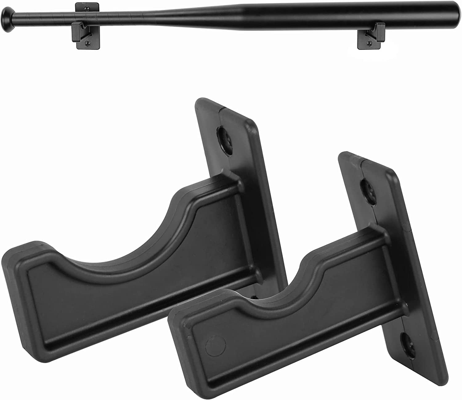 Walmart 2 Packs Baseball & Softball Bat Wall Mount, Display Rack, Bat ...