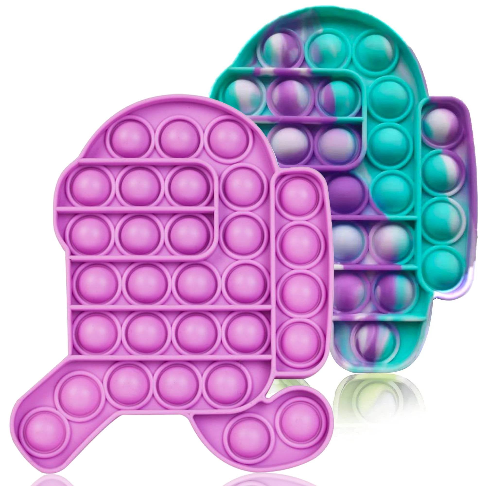 2 Packs Bubble Pop Poop it Fidget Toy, Sensory Anxiety Stress Relief ...