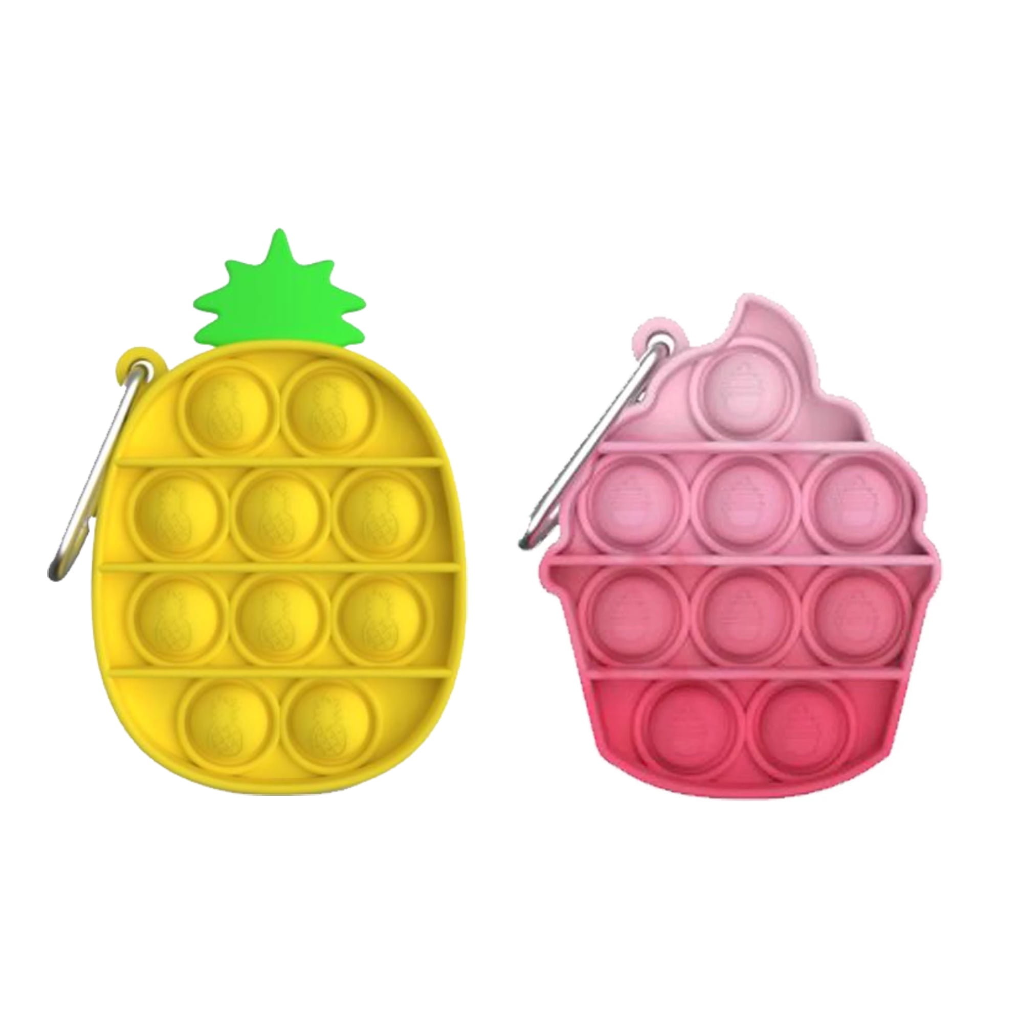 2 Packs Bubble Pop Popper Fidget It Toy, Push Poop Poppop Poppers Pops ...