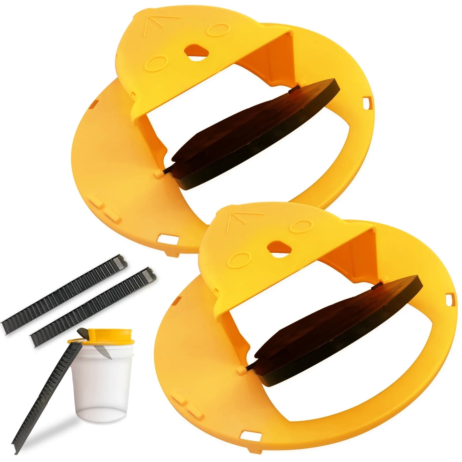 2 Packs Bucket Mouse Traps,Mousetrap Slide Bucket Lid, Mouse Catching ...