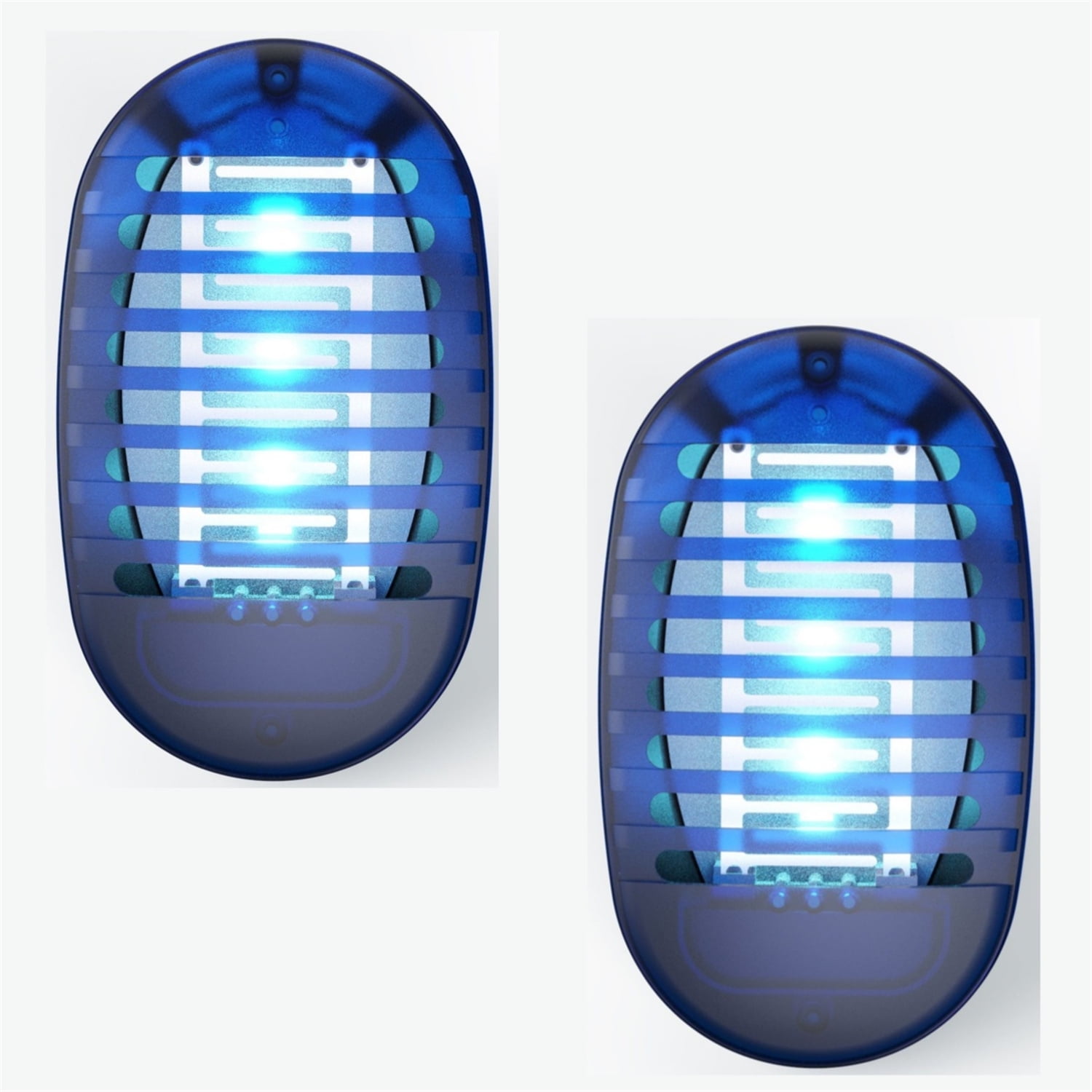 2 Packs Bug Zapper,Mosquito Gnat Moths Catcher,Plug-in Electric Flying ...
