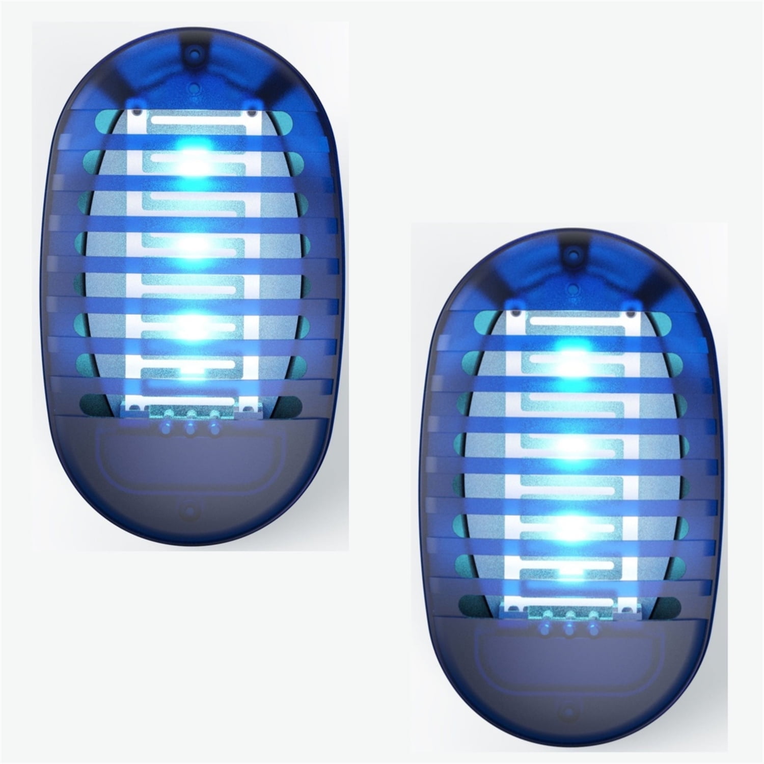 2 Packs Bug Zapper,Mosquito Gnat Moths Catcher,Plug-in Electric Flying ...