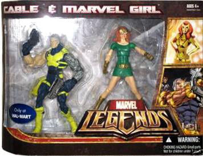 2-Packs Cable & Marvel Girl Action Figure 2-Pack - Walmart.com