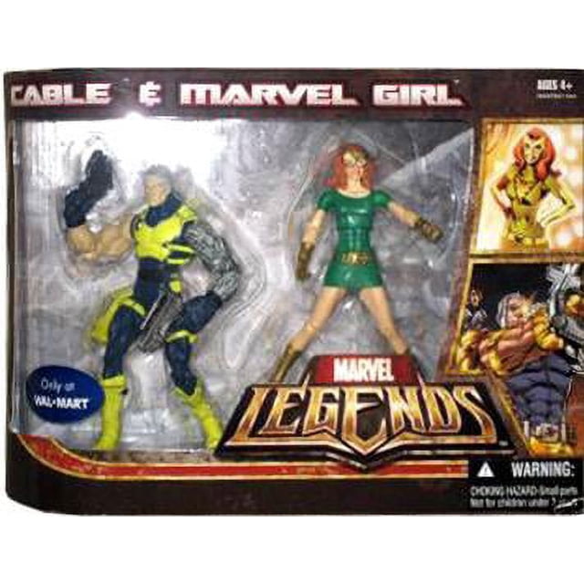 2-Packs Cable & Marvel Girl Action Figure 2-Pack - Walmart.com