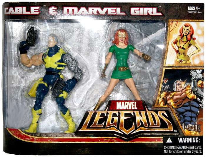 2-Packs Cable & Marvel Girl Action Figure 2-Pack - Walmart.com