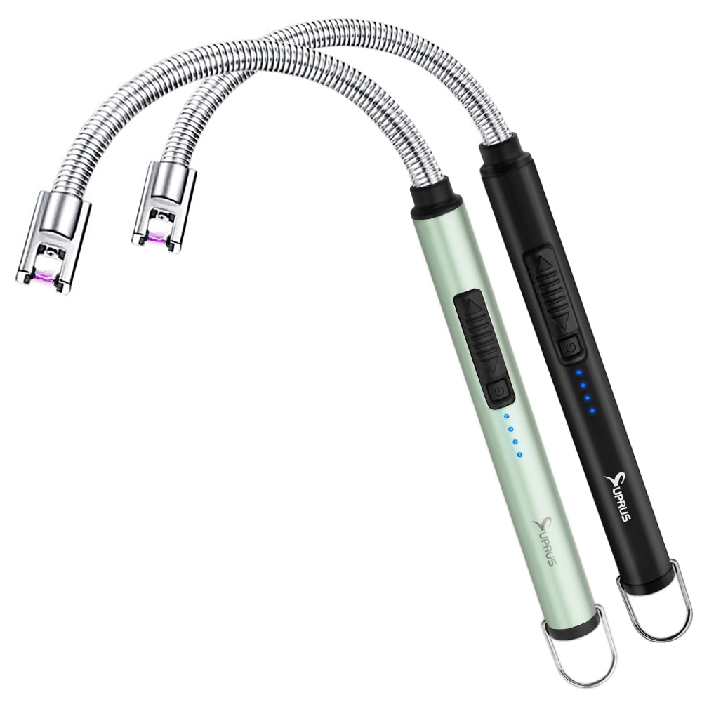 2 Packs Candle Lighter SUPRUS Rechargeable Electric Arc Lighter Triple ...