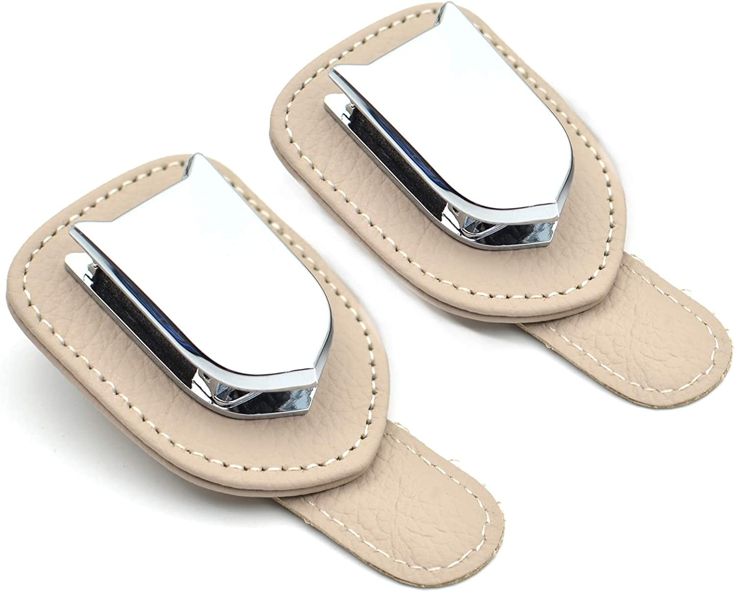 2 Packs Car Glasses Holder Universal Car Visor Sunglasses Holder Clip ...