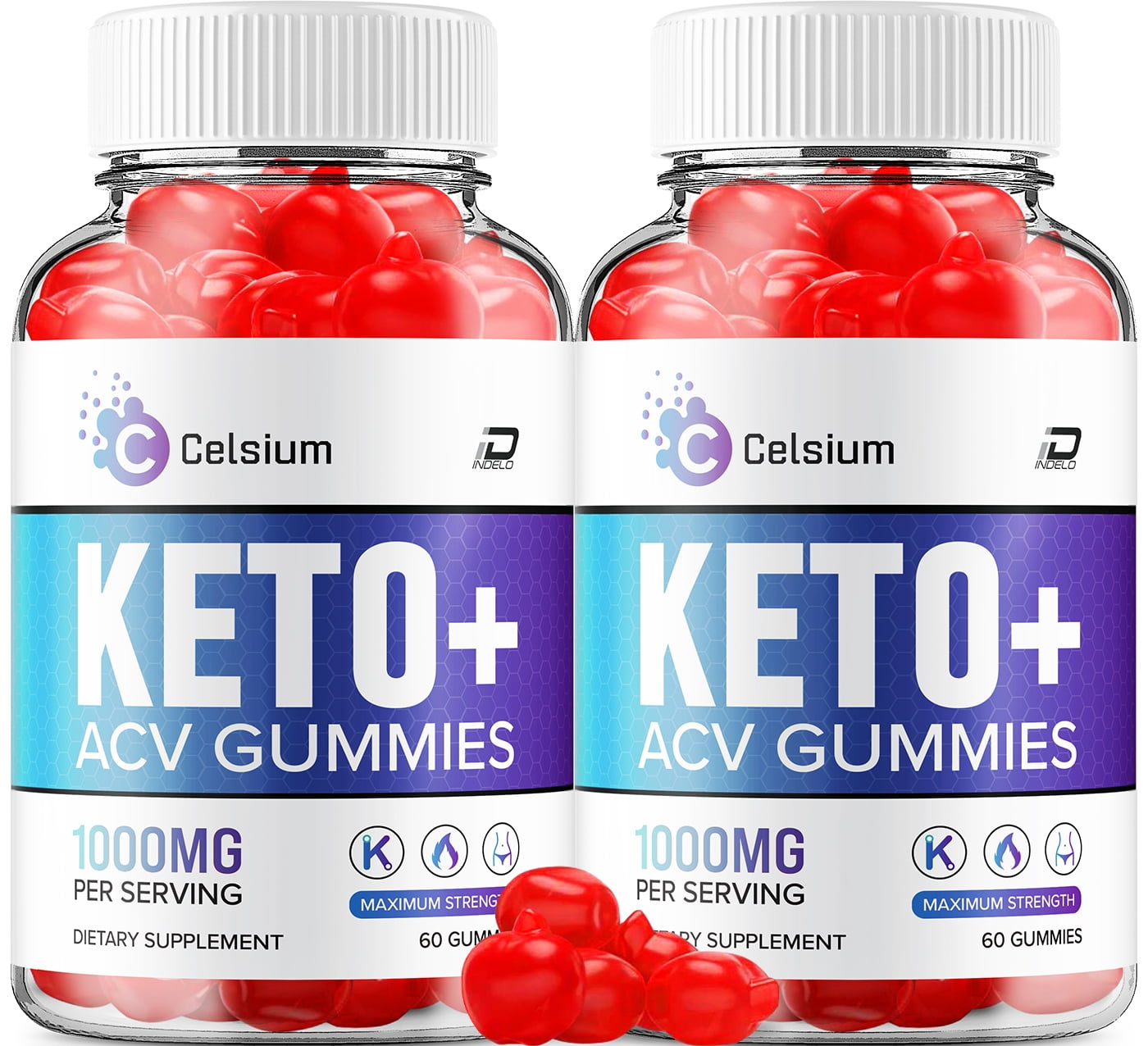 (2 Packs) Celsium Gummies - Celsium Apple Cider Vinegar Gummy ...