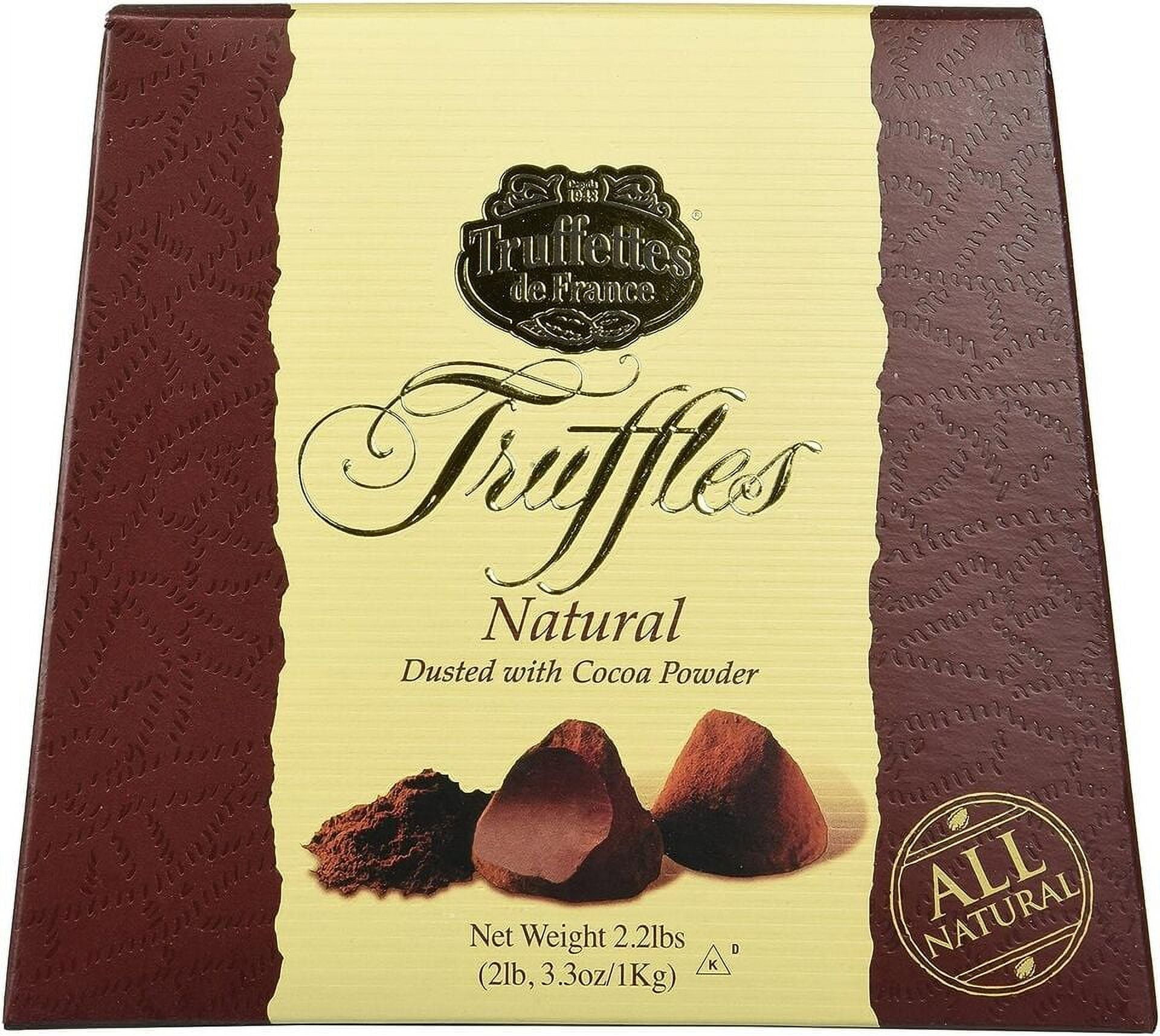 2 Packs Chocmod Truffettes de France Natural Truffles 2.2 LB Each ...