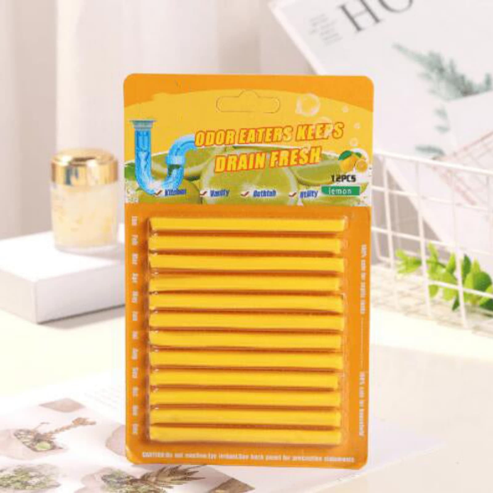 2 Packs Clog Remover, Enzyme Drain Cleaner for Hair Grease Organic ...
