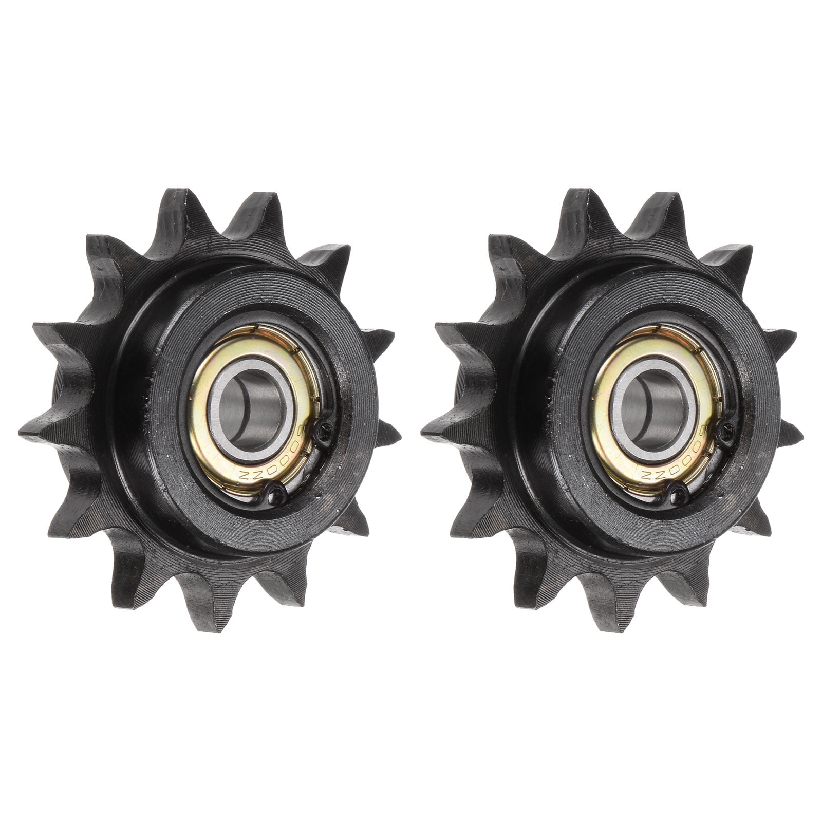 2 Packs DIN(ISO) 08B Roller Chain Idler Sprocket 10mm Bore, 1/2" Pitch ...
