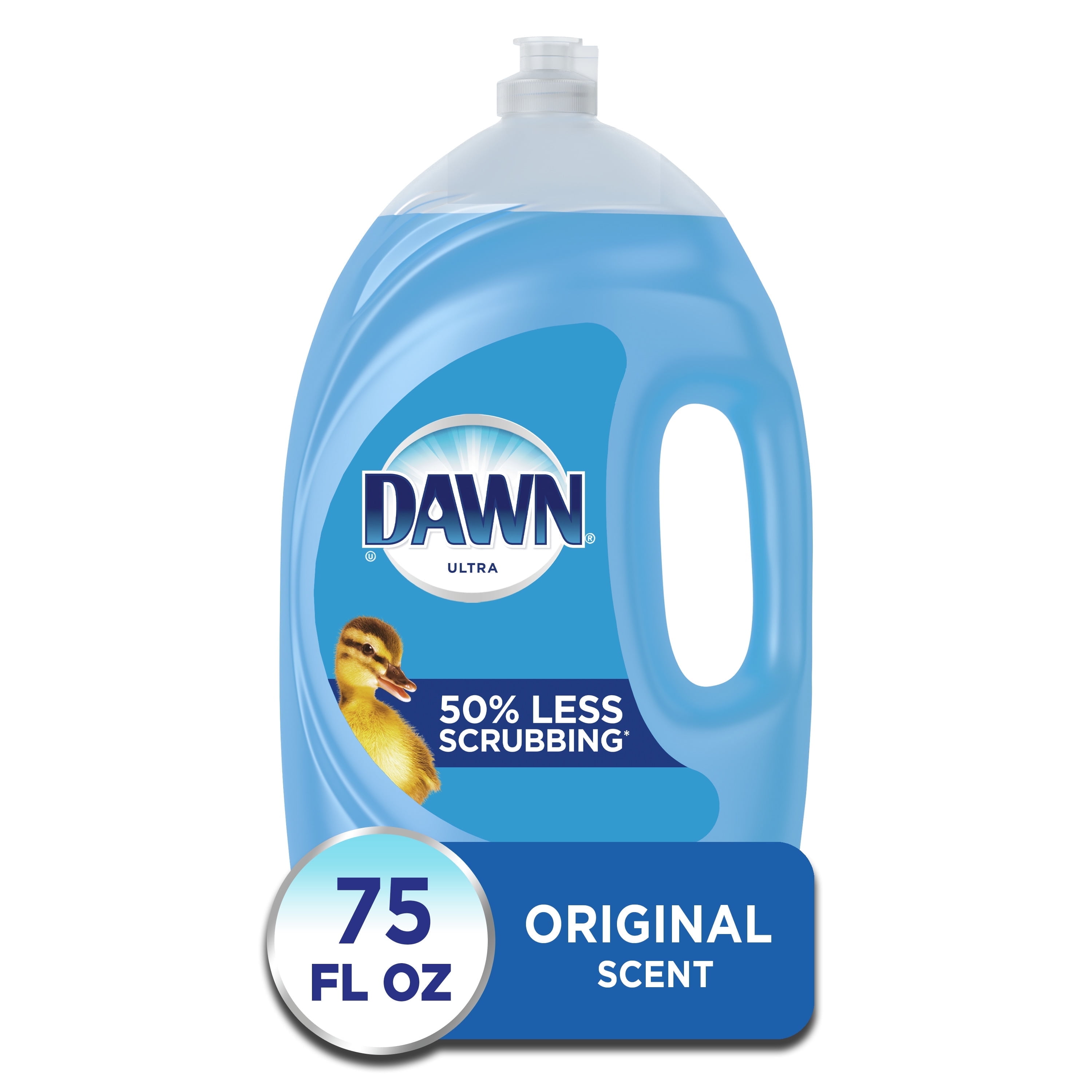 Dawn Ultra Liquid Dish Soap, Original Scent, 75 Fl Oz, 2 Packs, Grease ...