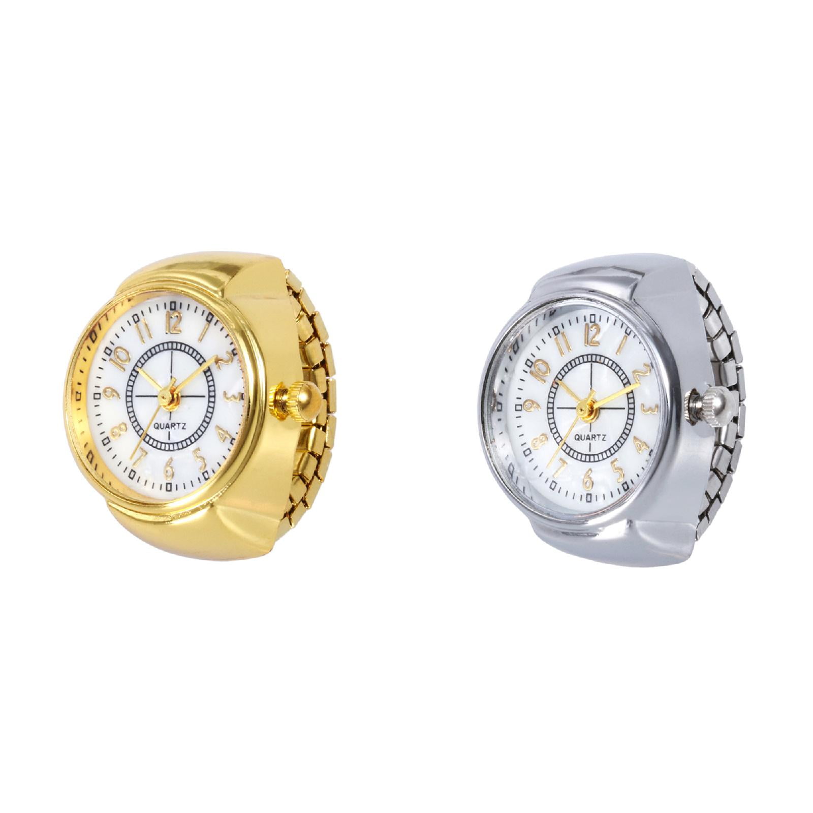 (2-Packs)Dial Quartz Analog Watch A168W-1 Creative Steel Cool Elastic ...