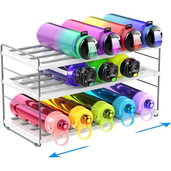 2 Packs Extendable Pantry Organizers and Storage Kitchen Cabinet ...