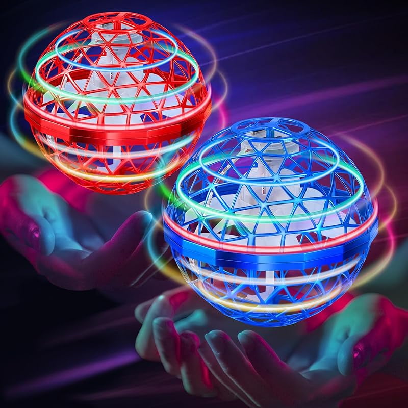 2 Packs Flying Orb Ball Toy, Hover Ball Cosmic Globe Cool Stuff with ...
