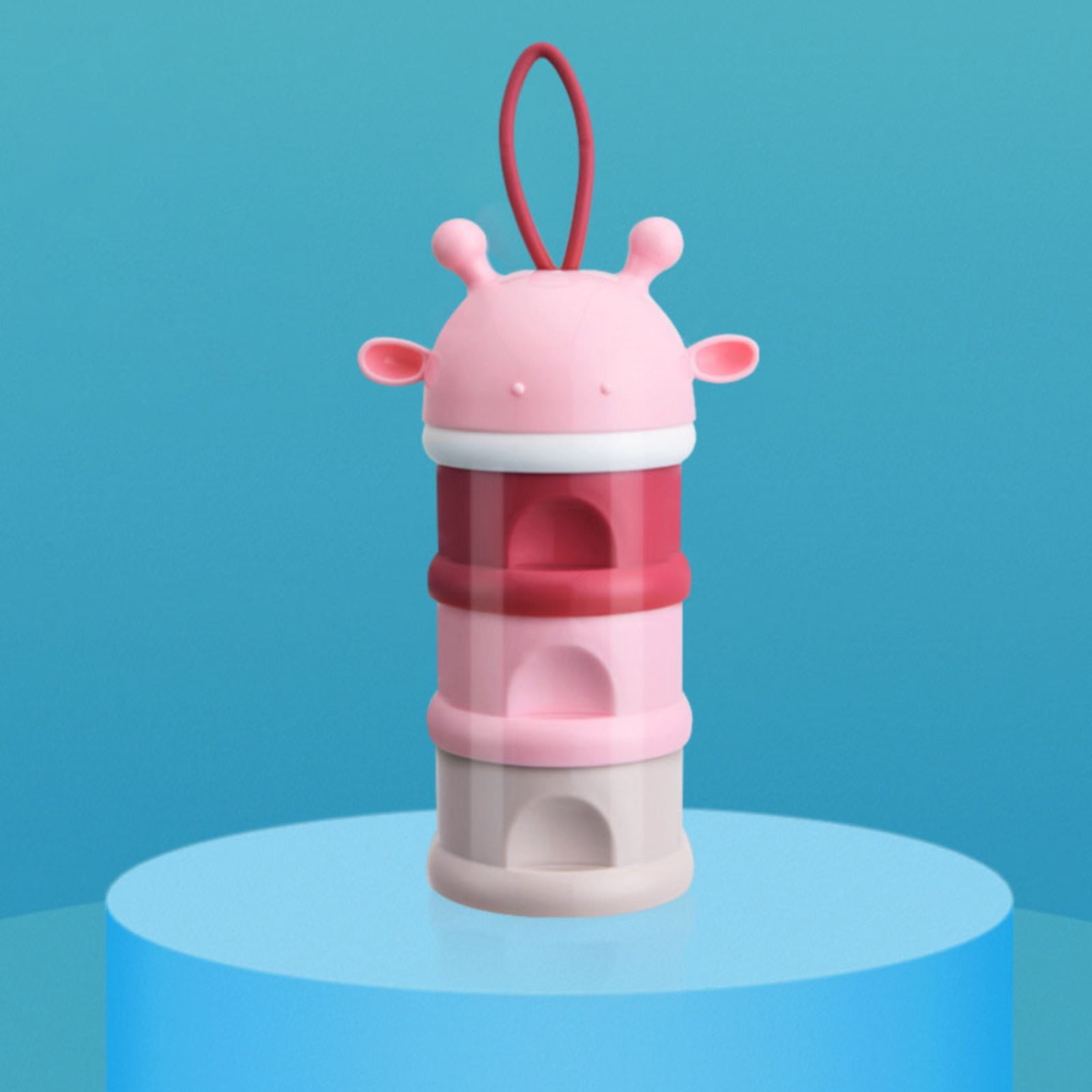 2 Packs Food Storage,Baby Formula Box Independent Layered Milk Powder ...