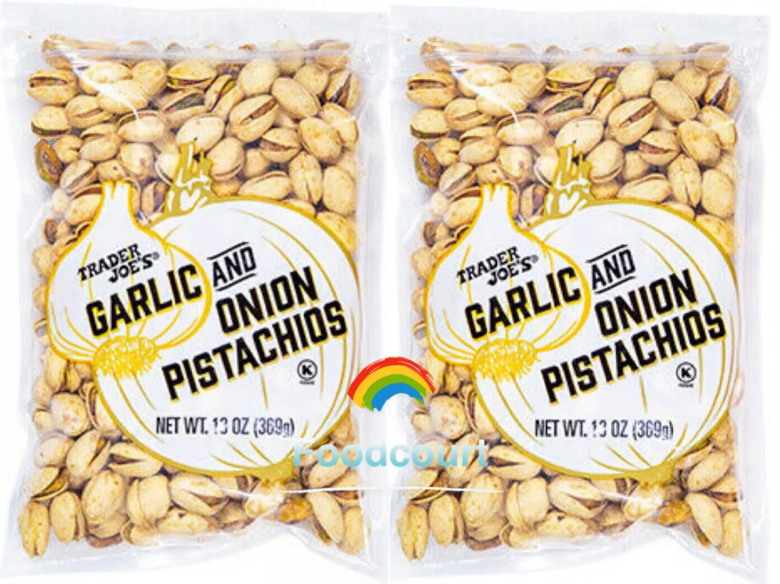 2 Packs Garlic and Onion Pistachios 13 oz Each Pack - Walmart.com