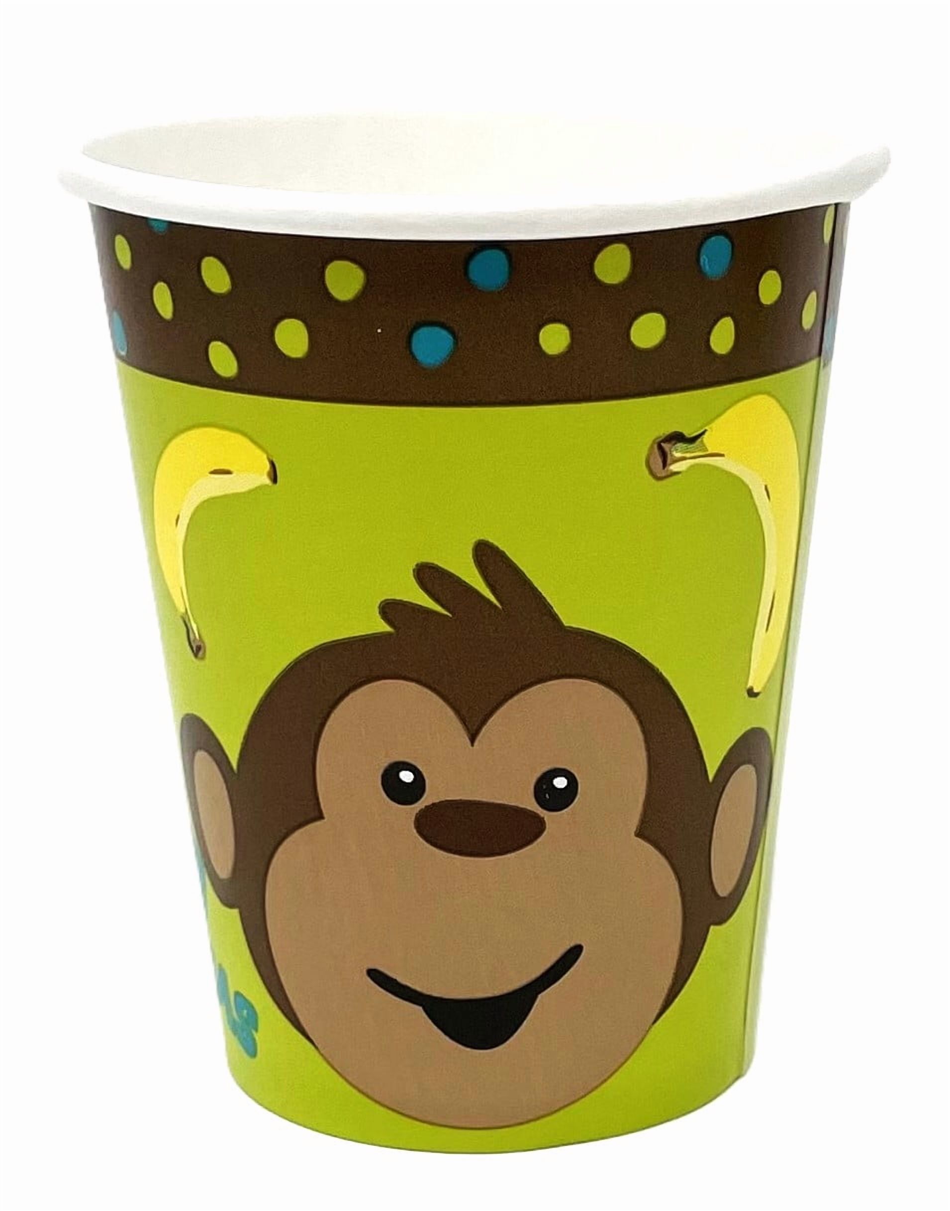 2 Packs - Go Bananas Monkeys & Polka Dots 9 oz. Disposable Party Cups ...