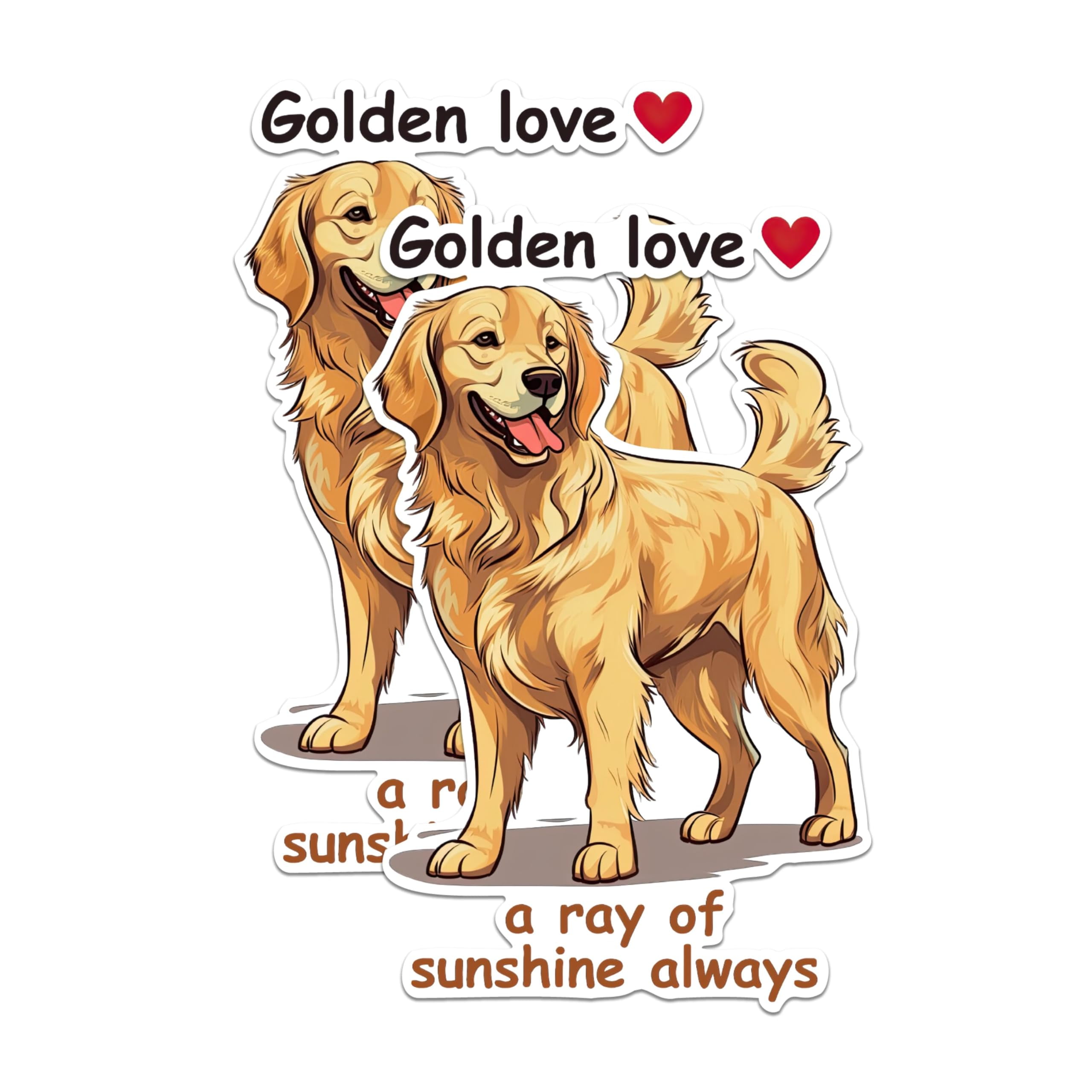 (2 Packs) Golden Love A Ray of Sunshine Always Magnets - Golden ...