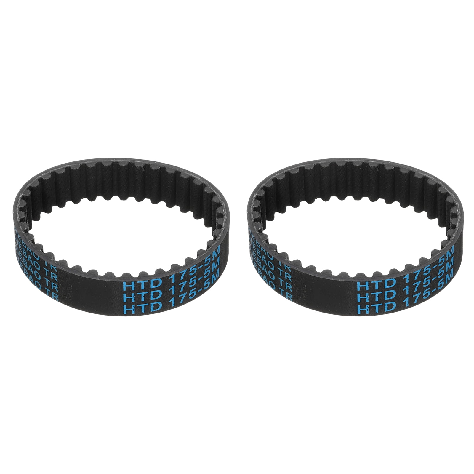 2 Packs HTD-5M Rubber Timing Belt 35 Teeth, 175mm Pitch Length, Closed Loop Pulley Timing Belt ...