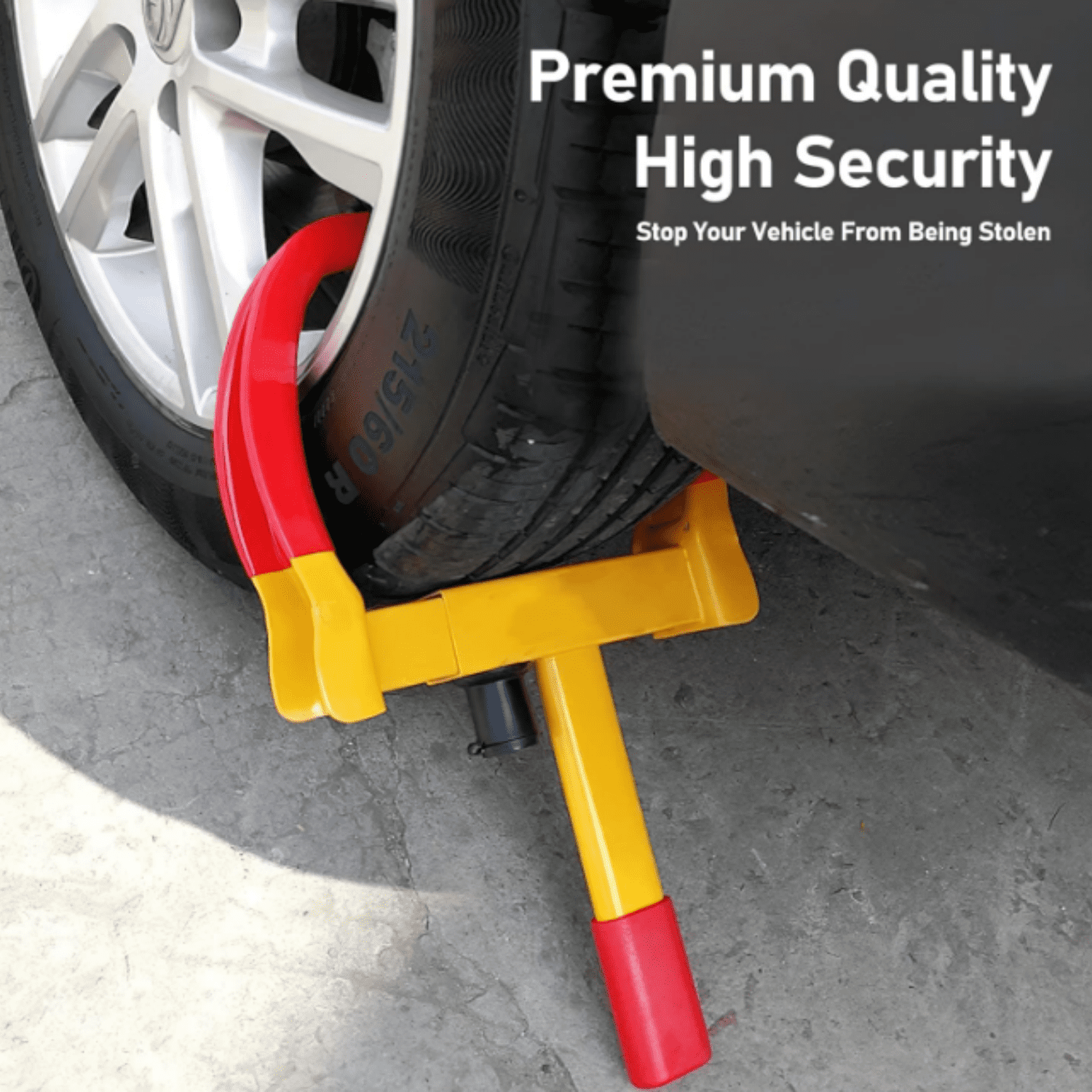 2 Packs Heavy Duty Trailer Wheel Lock, Adjustable Anti Theft Wheel ...