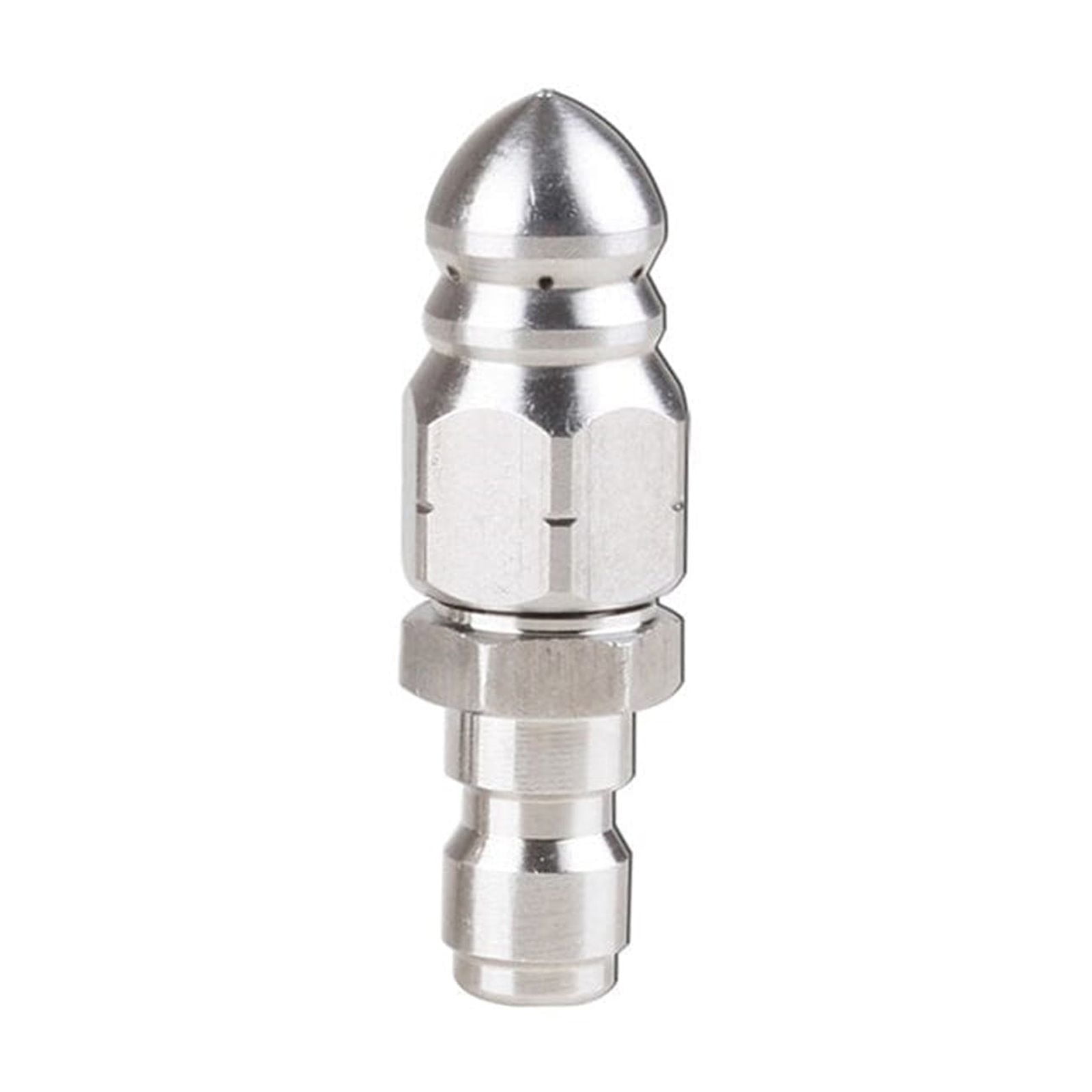 2 Packs High Pressure Sewer Cleaning Nozzle Stainless Steel Pipe ...