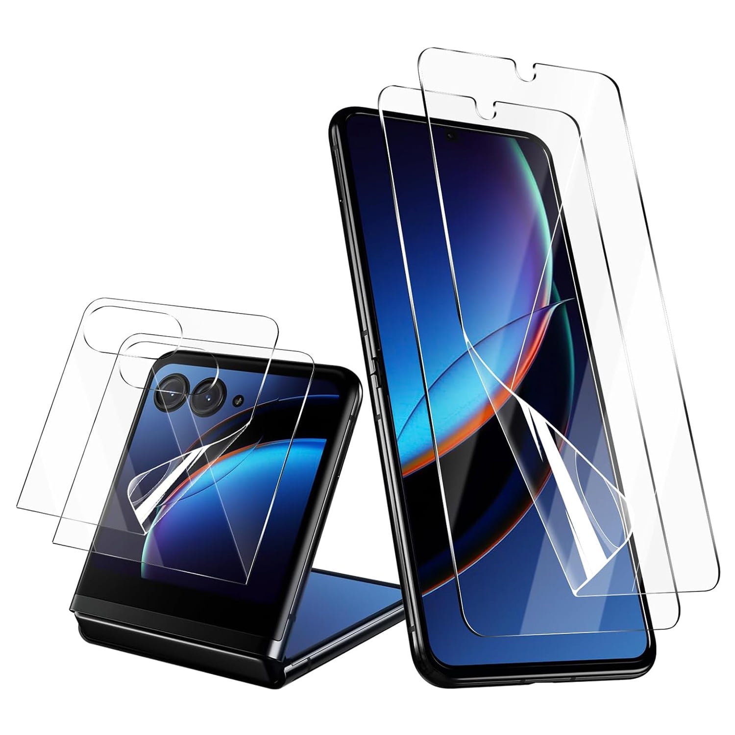 2 Packs High Sensitivity Hydrogel Film Screen Protector for Motorola ...