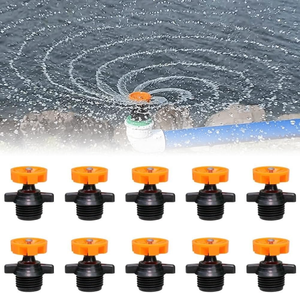 2 Packs Hilehuti Water Pipe Nozzle,360 Rotation Sprinkler Head 8 13 Ft ...