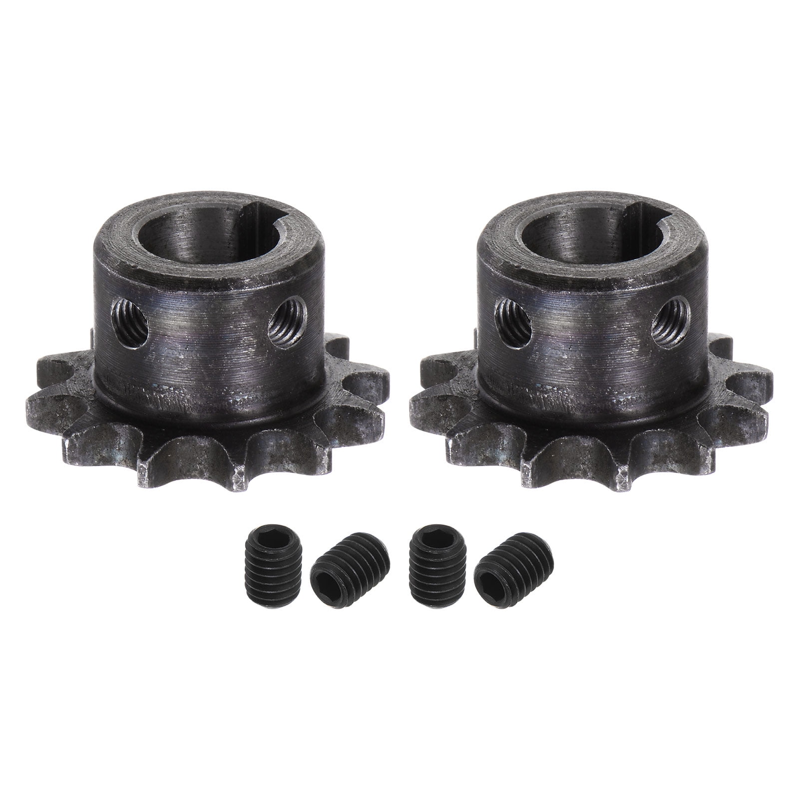 2 Packs ISO/DIN 06B-1 Roller Chain Sprocket B Type 15mm Bore, 3/8 ...