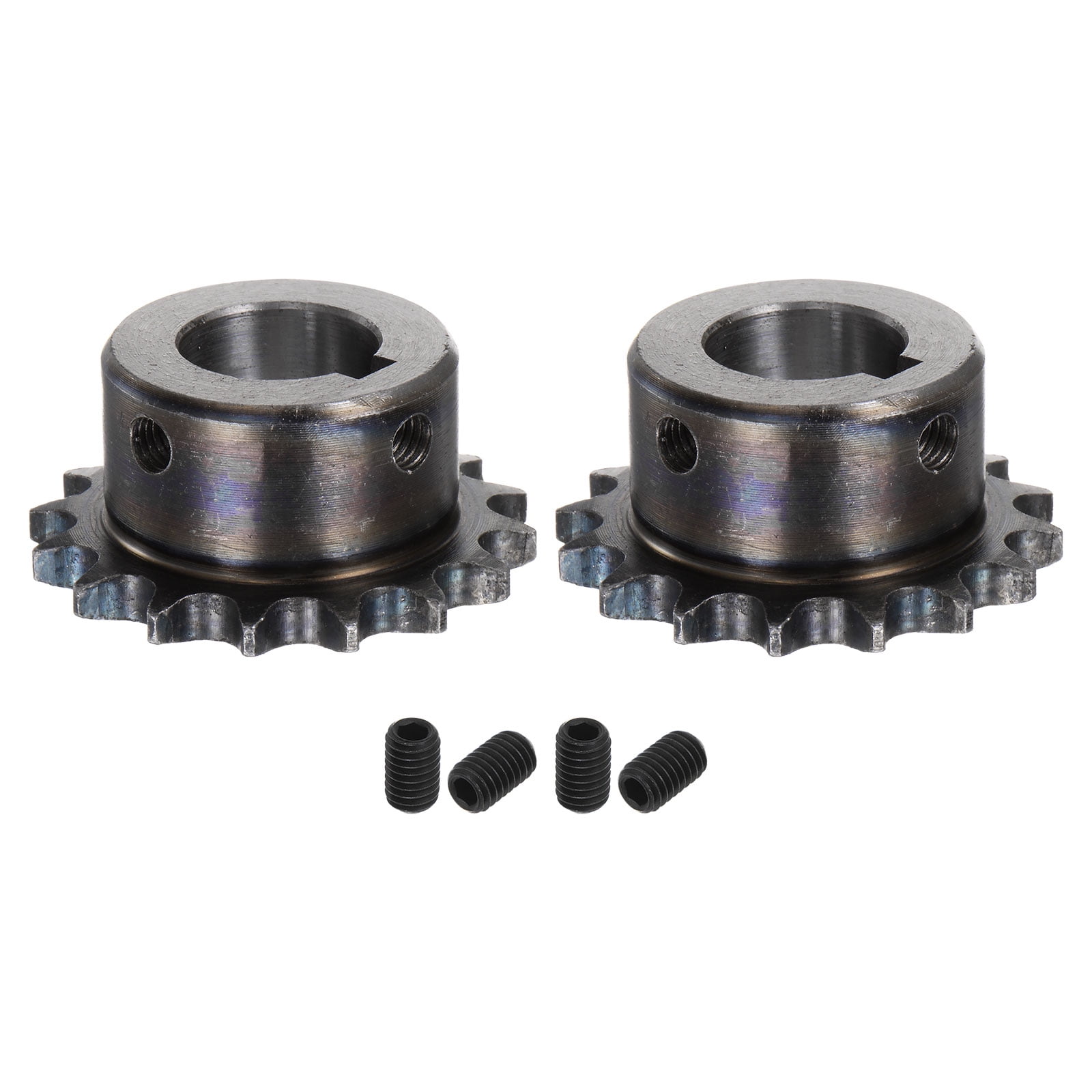 2 Packs ISO/DIN 06B-1 Roller Chain Sprocket B Type 20mm Bore, 3/8 ...