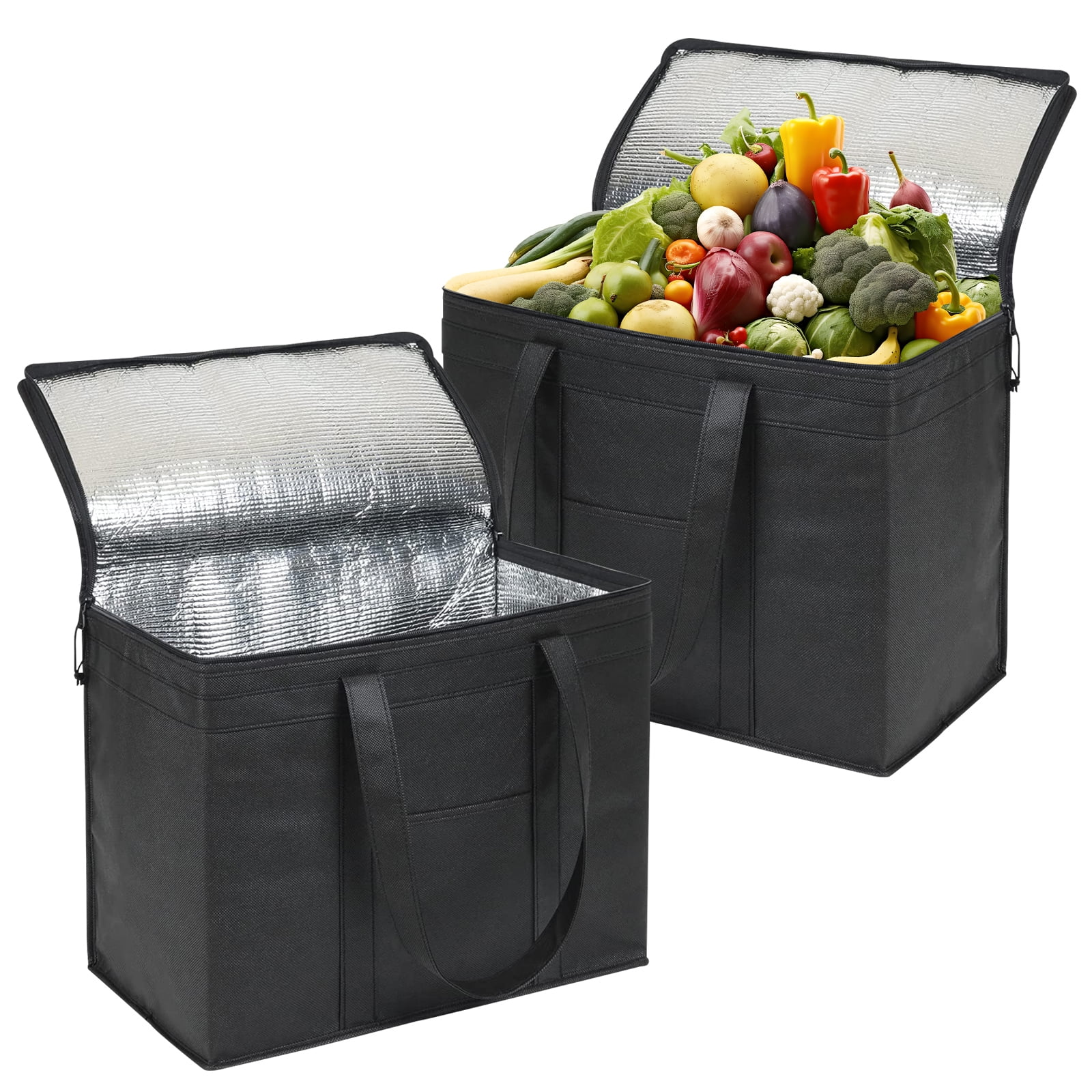 Arctic Zone Hi-Top Power Pack Lunch Pack with Food Container, Black ...