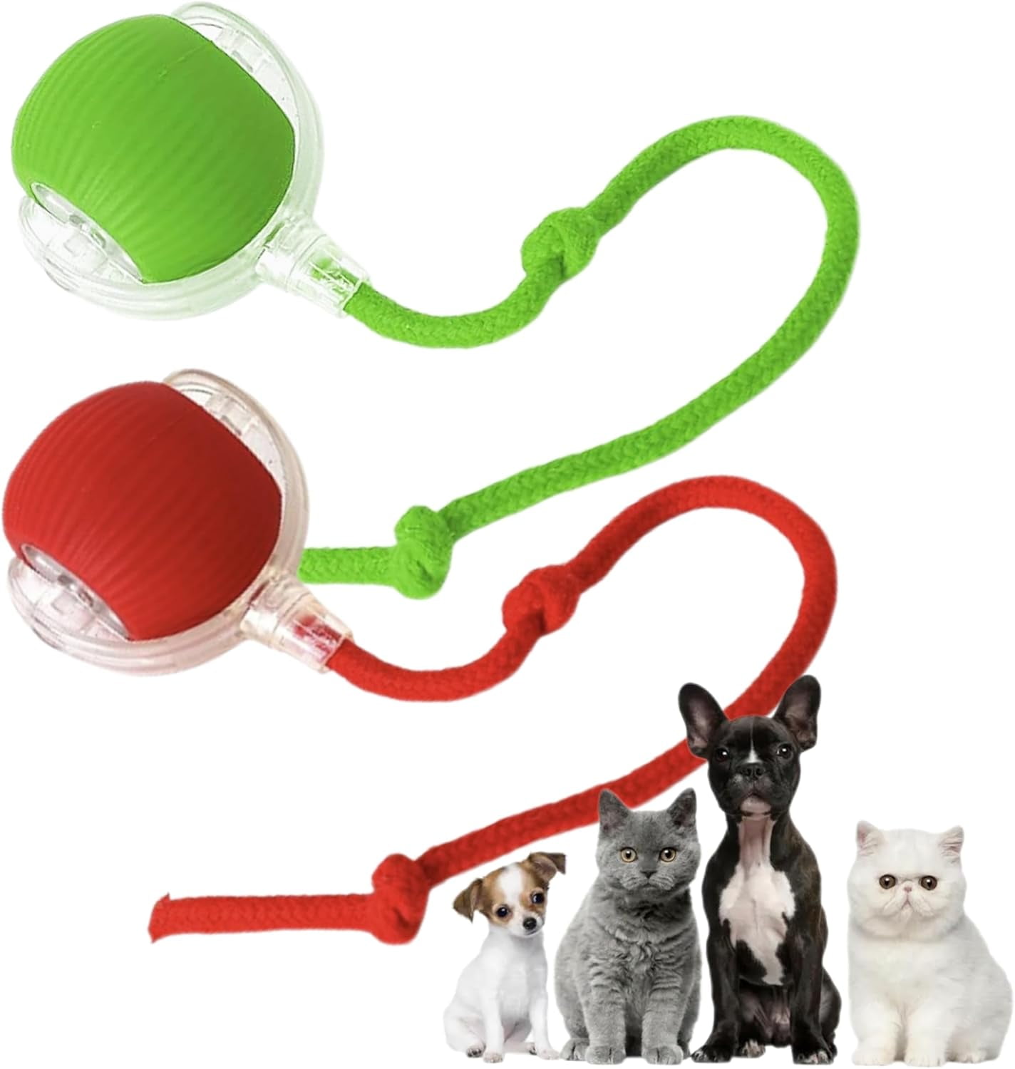 2 Packs Interactive Cat Toy,Electric DogBall Toy,Cat Toys For Indoor ...