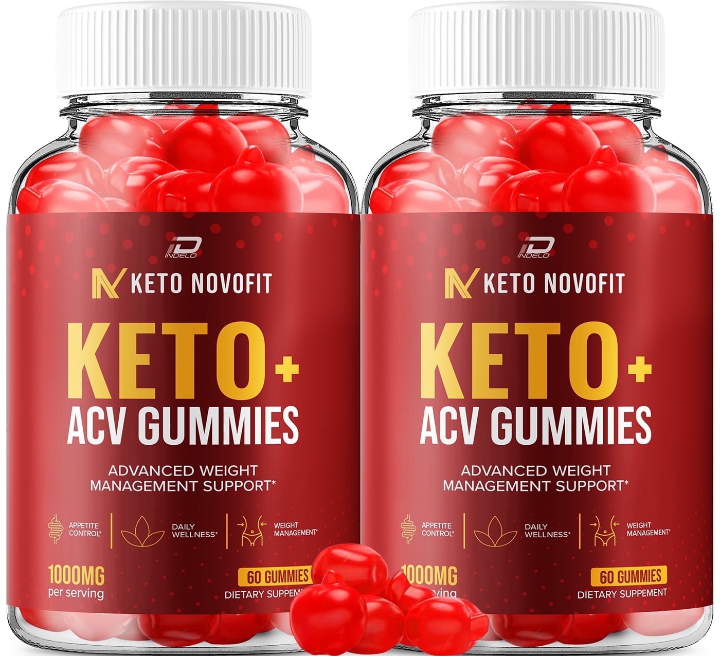 Avenura Keto Novofit Apple Cider Vinegar Gummies, 120 Gummies, Keto ...