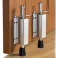 2 Packs Kickdown Door Stopper, Stainless Steel Foot-Operated Door Stop ...